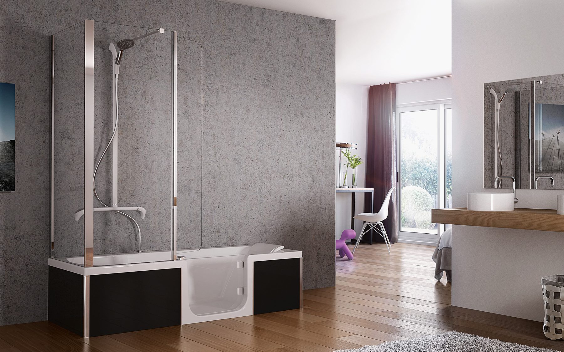 Kinedo Duo Dusch-Badewannen Kinedo